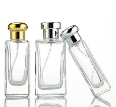 Luxury Custom Clear Frosted Empty Glass Perfume Bottle with Packaging ...